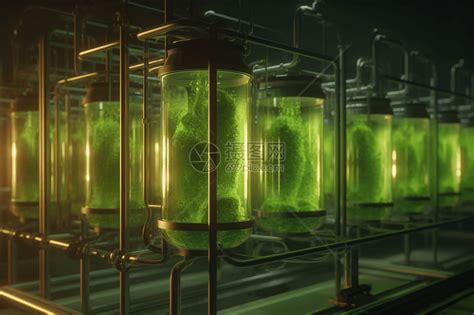藻类生物燃料生产的车间高清图片下载 正版图片600233725 摄图网
