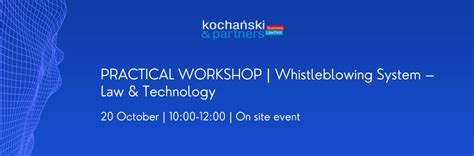 Practical Workshop Whistleblowing System Law And Technology