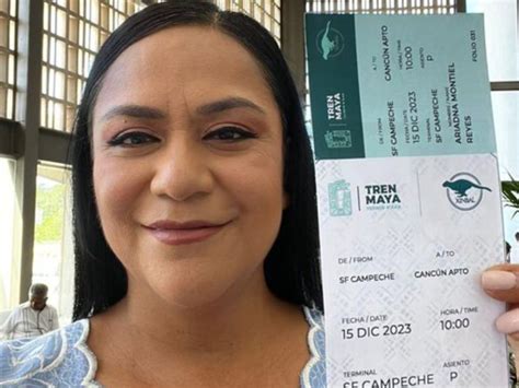 Ariadna Montiel Acompañó Al Presidente En Primer Recorrido Del Tren Maya