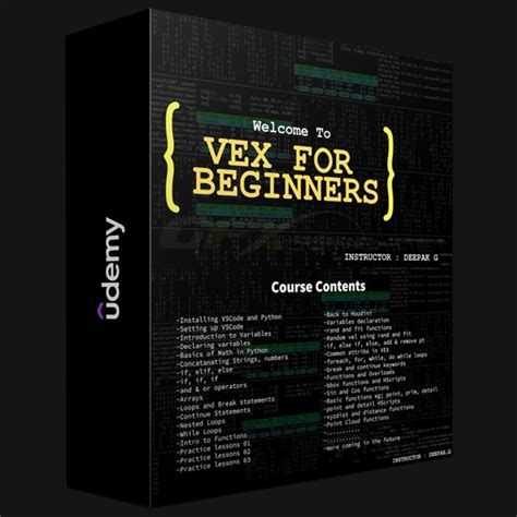 Udemy Houdini Vex Programming For Beginners Gfxdomain Blog