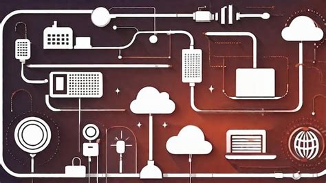 Premium Ai Image Connected World Of Iot Devices