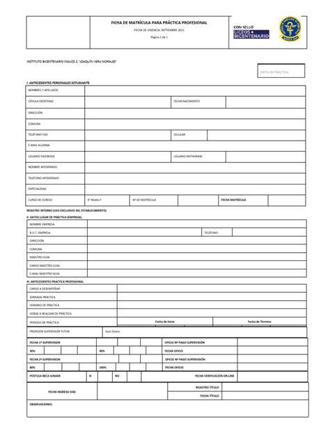 1 Ficha De MatrÍcula Ins2 Pdf