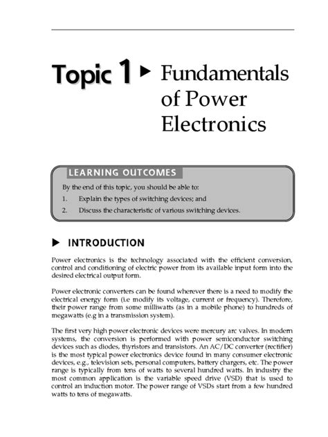 Fundamentals Of Power Electronics Pdf Transistor Power Electronics