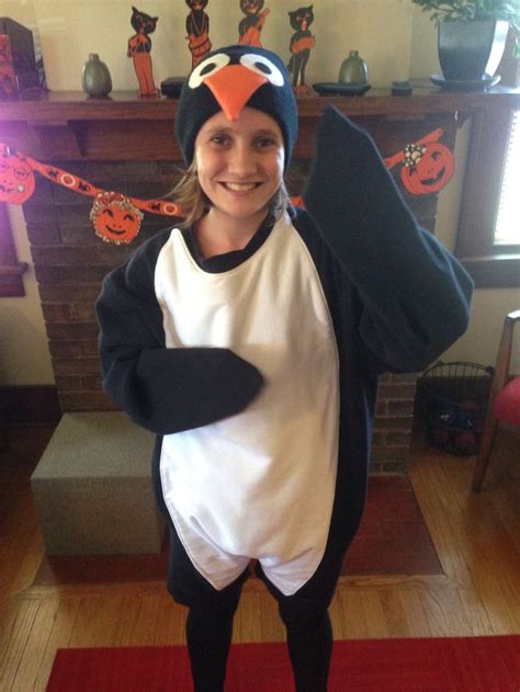 Penguin Costume Large Sweatshirt And Some Felt Attached Pretty Easy