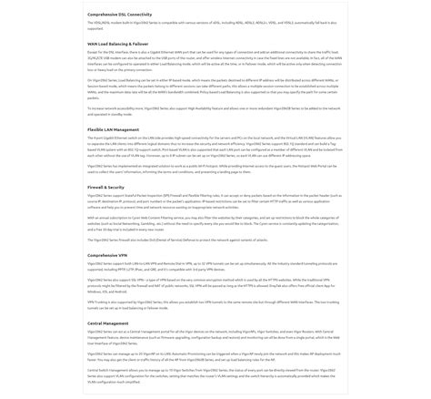 Draytek Vigor 2862ac Ac2000 Multi Wan Vdsl2 Adsl2 Firewall Qos Ipv6 Modem Router