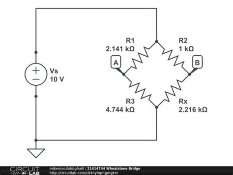 21414744 Wheatstone Bridge Circuitlab