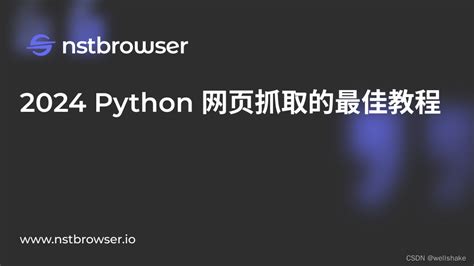 使用 Python 和 Selenium 进行网络抓取selenium抓包 Csdn博客