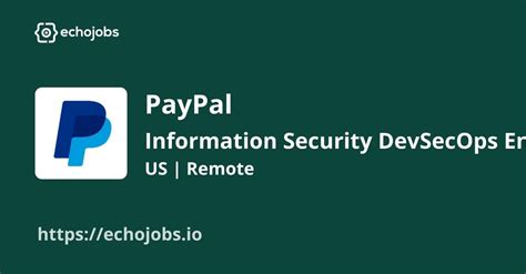 Paypal Is Hiring Information Security Devsecops Engineer Us Remote