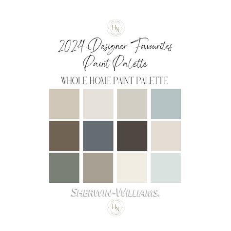 Sherwin Williams Color Chart Interior