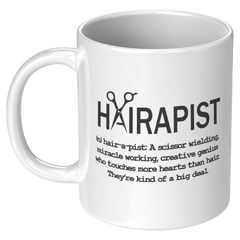 Hairapist Definition Mug Hair Stylist Coffee Mug 11 Oz Panvola
