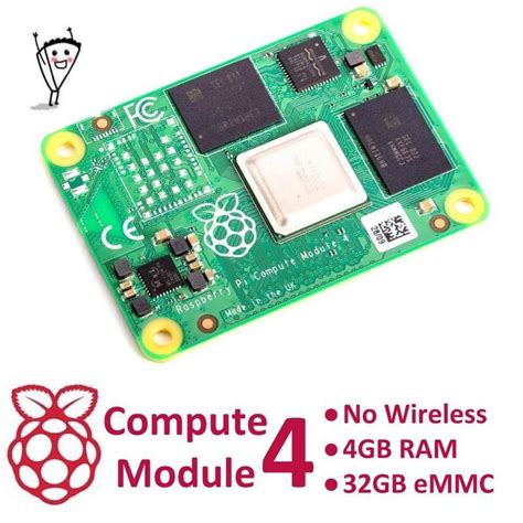 Raspberry Pi Cm4 Without Wireless Pick Ram And Emmc