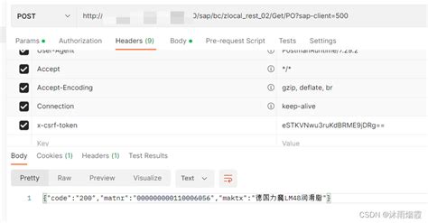 【sap】sap 发布接口之完整的restful （ 含token 验证）sap Restful接口 Csdn博客