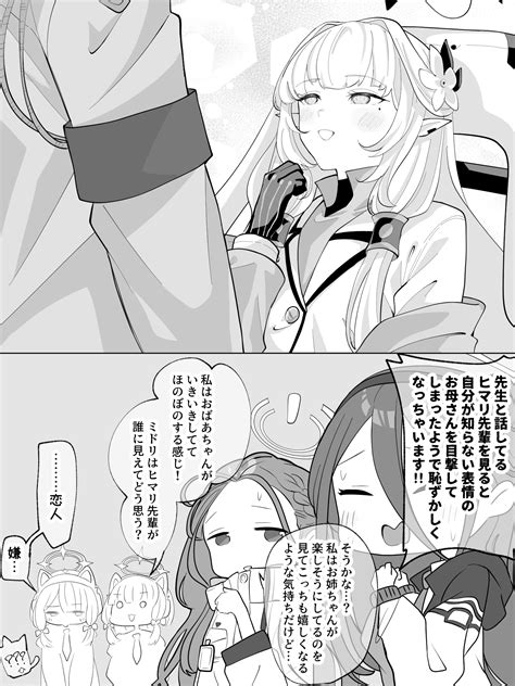 Sensei Aris Momoi Midori Yuzu And 2 More Blue Archive Drawn By