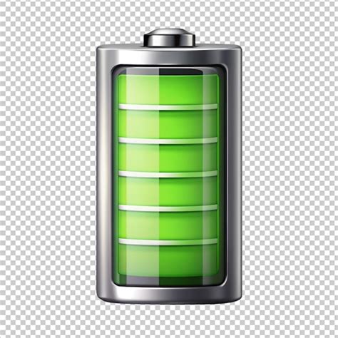 Battery Transparent Background Premium AI Generated PSD
