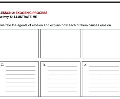 Esson Exogenic Process Activity Studyx