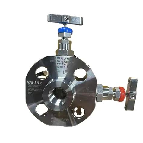 Nai Lok High Quality Single Block And Bleed Valve Isolate Needle Valve Mono Flange Valve Dbb