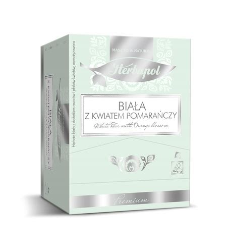 HERBATA HERBAPOL PREMIUM Biała z kwiatem pomarańczy x 20 szt