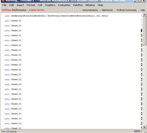 Front End Automatically Scroll Along With Currently Evaluating Cell