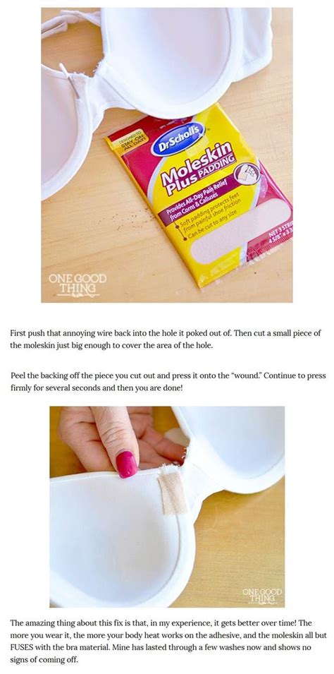 How To Fix A Broken Underwire Bra The Easy Way Helpful Hints Sewing Hacks Tutorial