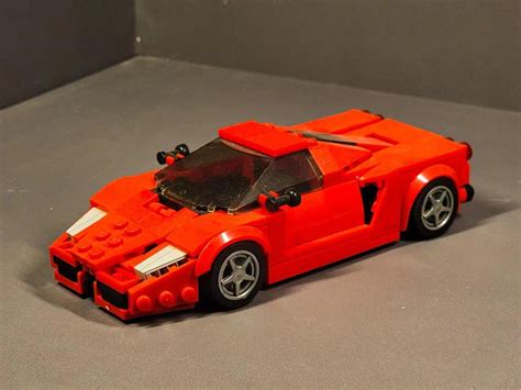 Lego Moc Ferrari Enzo By Mockjer Rebrickable Build With Lego