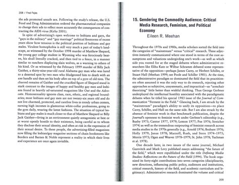 Pdf Sex And Money Feminism And Political Economy In The Media