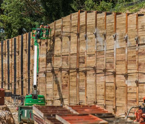 Soldier Pile And Lagging Walls Geotechnical Solutions Nicholson
