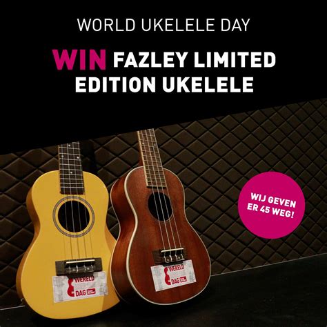 World Ukelele Day Win Fazley Limited Edition Ukelele Bax Music