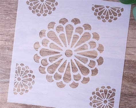 French Script Stencil Beautiful French Script Stencil Diy Etsy