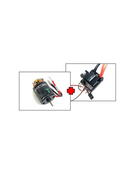 Combo Motor 17t Racing And Si Esc 80a Thrust B Spec V2 Absima Brushed