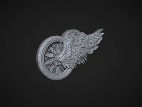 Winged Wheel 3d Model 3d Printable Cgtrader