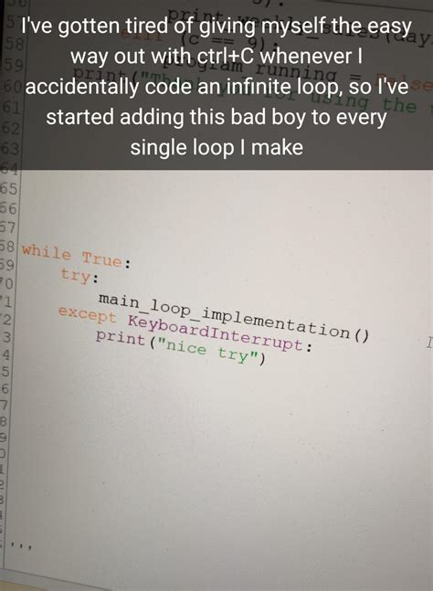 IUsedTheInfiniteLoopToStopTheInfiniteLooops R ProgrammerHumor