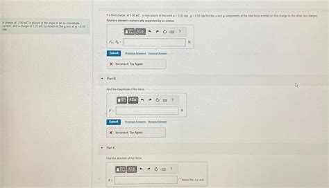 Solved A Charge Of 2 90nC Is Placed At The Origin Of An Chegg