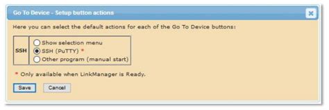 How To Enable The Ssh Go To Appliance Button In Linkmanager