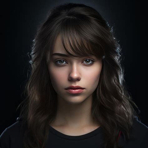 Premium Photo Enigmatic Elegance Hyperrealistic Headshot Of A Girl