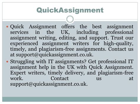 Ppt Professional Assignment Writers And Writing Services Quick