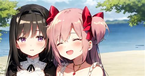 魔法少女まどかマギカ わたしの、最高の友達 瀬名しえら（かまたま明太うどんのイラスト Pixiv