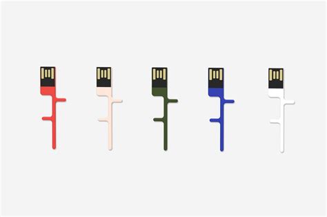 This Odd USB Stick Concept Fits In Between A Laptop Screen And Keys So You Never Lose It Yanko