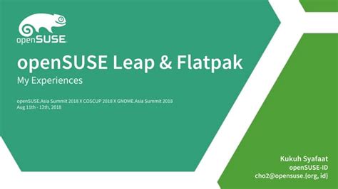 Opensuse Leap And Flatpak Ppt