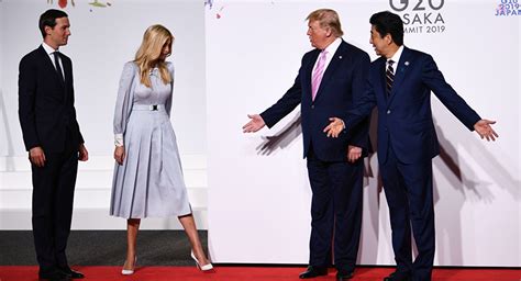 热点 打断特蕾莎梅讲话坐在领导人中间伊万卡成为行走的网红