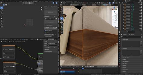 How To Make A Continuous Texture Between Meshes Materials And