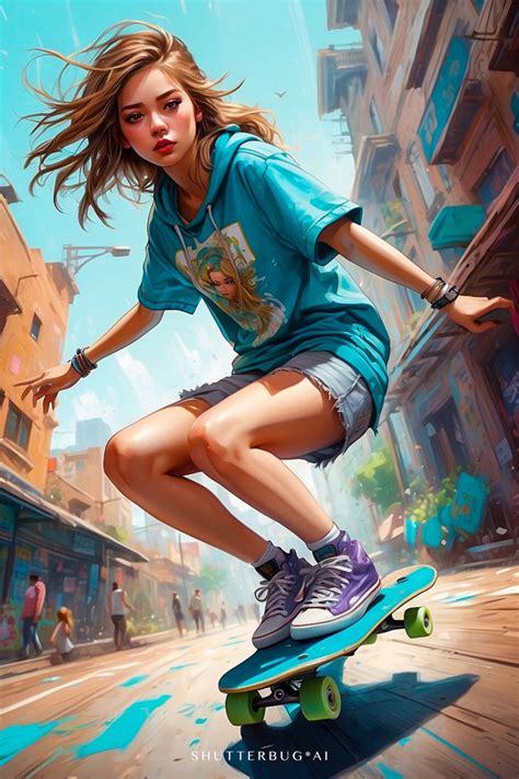Skater Girl By Shutterbugdreaming On Deviantart