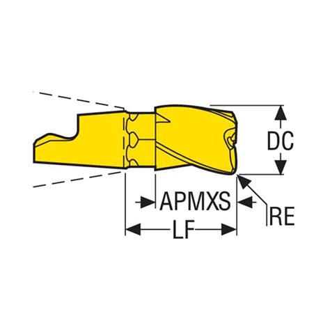 Seco Slotting Milling Tip Insert Mm120500a30e04 F30m Carbide Msc