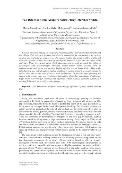 pdf fall detection using adaptive neuro fuzzy inference system