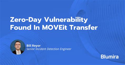 Zero Day Vulnerability Found In Moveit Transfer Blumira