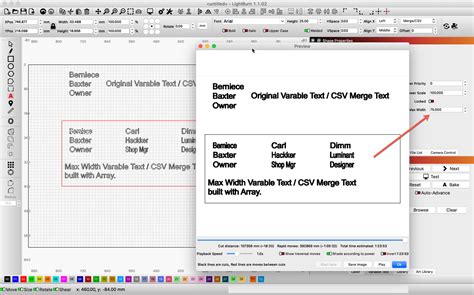 How To Make Every Item A Specific Width Scale Appropriate Lightburn
