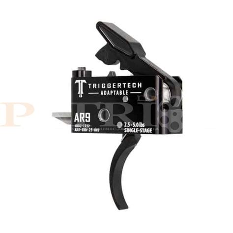 Mechanizm Spustowy TRIGGERTECH AR9 Adaptable Pro Curved PVD Black Single Stage