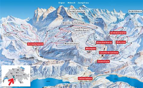 Jungfrau Trail Map Liftopia