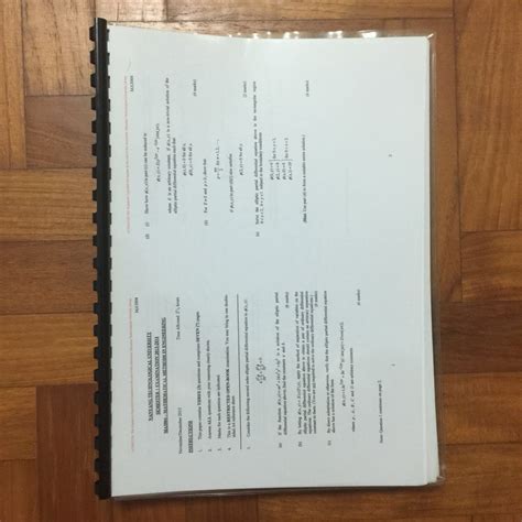 Ma2006 Engineering Mathematics Lecture Notes Tutorials With Full