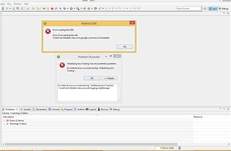 Java Couldnt Open Existing Projects In Android Adteclipse Stack Overflow