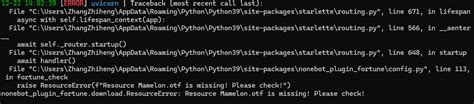 Resource Manelon Otf Is Missing Issue Minatoaquacrews